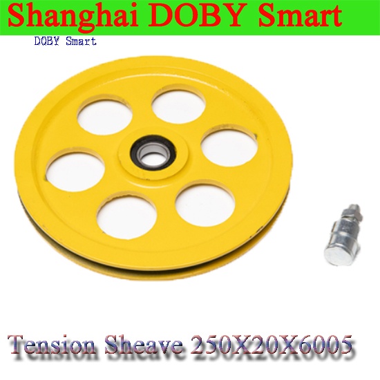 Otis /Thyssen /BLT Tension Sheave 250X20X6005 pit speed governor rope ...